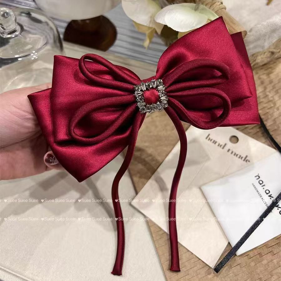 Red Lace Bow – FLORA BD